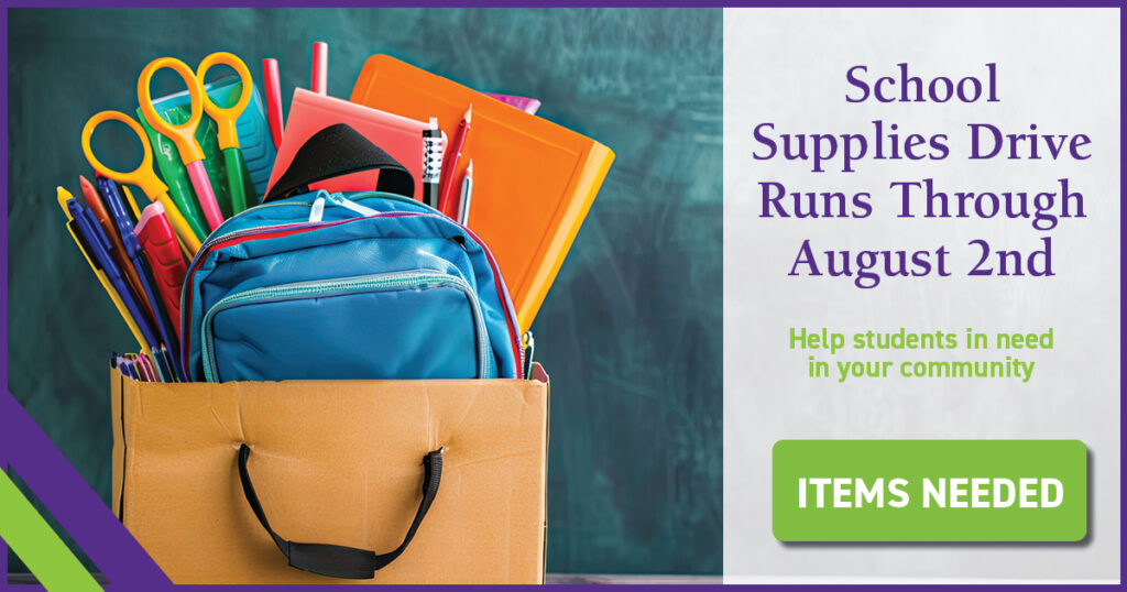 School Supplies Drive 2024 :: Partnership Financial Credit Union